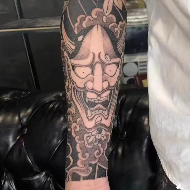 2-Stuks-Set-Kruidensap-Japanse-Prajna-Tattoo-Blijvende-Nep-Tatoeages ...