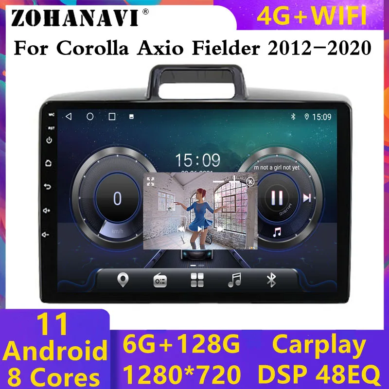 Dsp carplay autoradio para toyota corolla axio médio android rádio ...