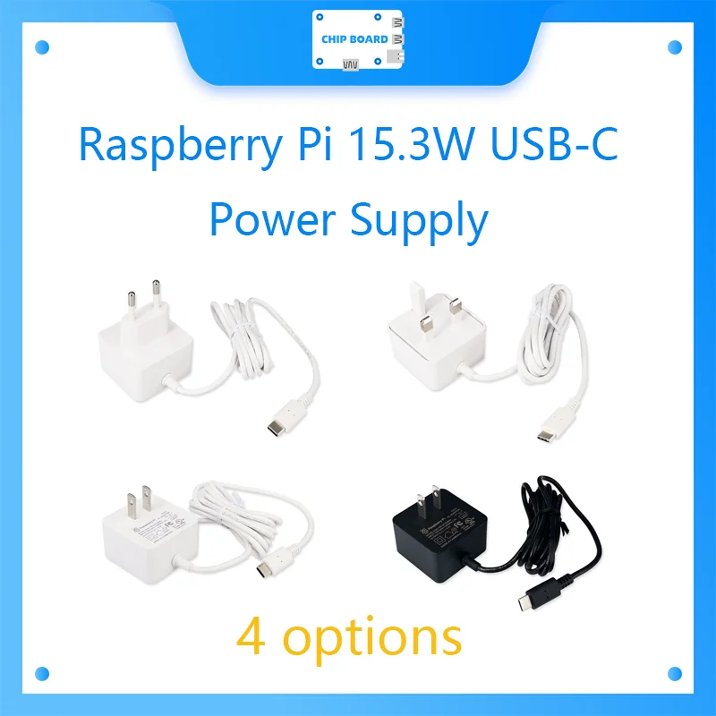 Raspberry-Pi-15-3W-USB-C-Power-Supply-The-official-and-recommended-USB ...