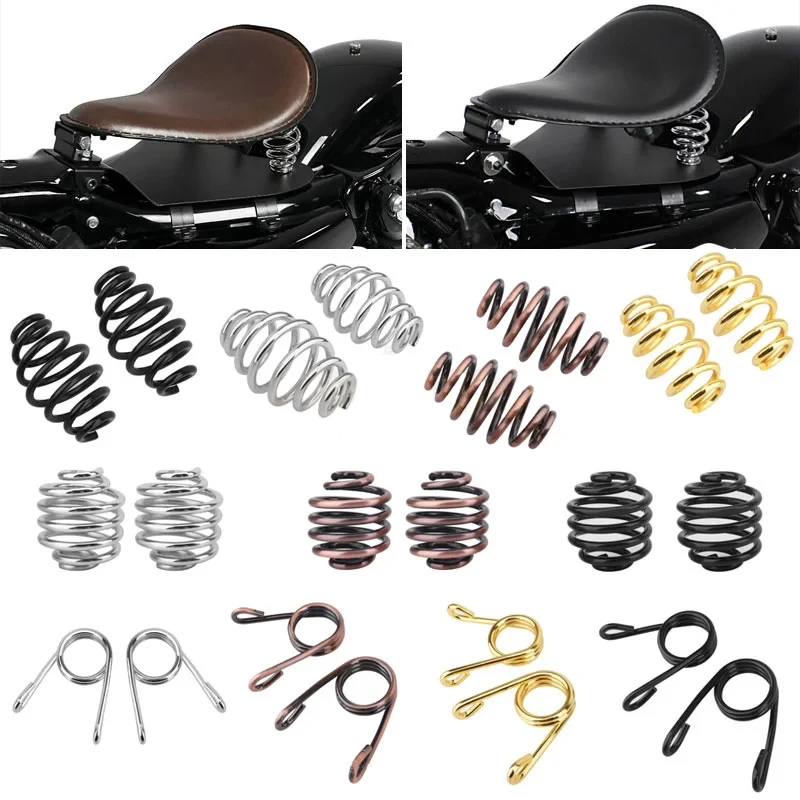 Motorcycle Mounting Saddle Seat Spring Solo Seat Springs For Harley ...