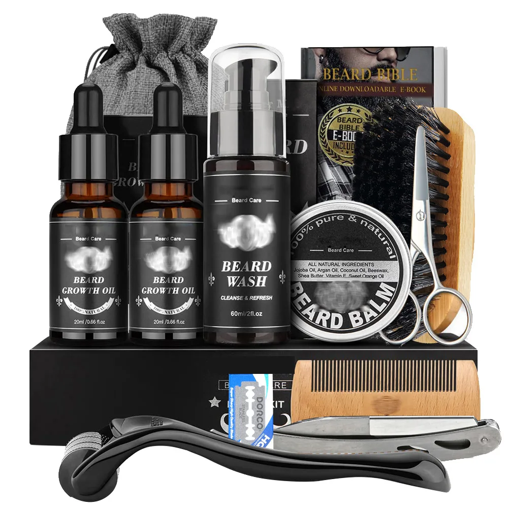 Beard-Growth-Kit-Beard-Hair-Enhancer-Growth-Thickening-Activator-Serum ...