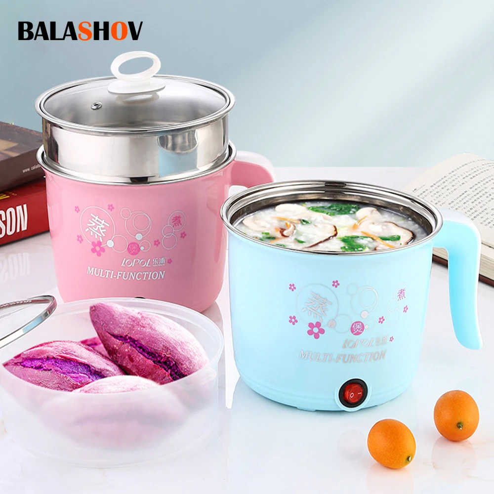 Multifunction-Electric-Cooker-220V-Dormitory-Hot-Pot-1-2-People-Heating ...