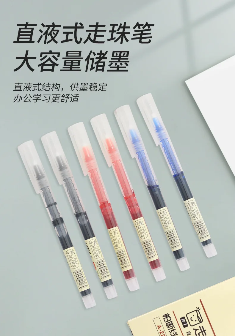 STYLO,Blue 12pcs--ensemble de stylos à Gel colorés, 8 couleurs, 0.5mm ...