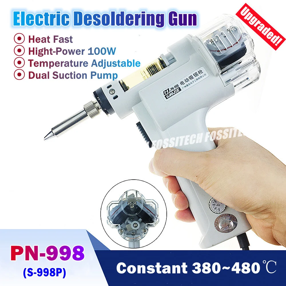 220V-110V-Electric-Desoldering-Gun-PN-998-S-998P-100W-Vacuum-Double ...