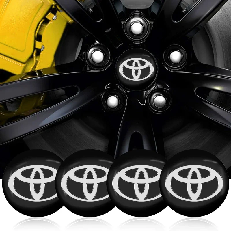 56mm-Car-Tyre-Wheel-Center-Hub-Cap-Badge-sticker-For-Toyota-C-hr-Prado ...