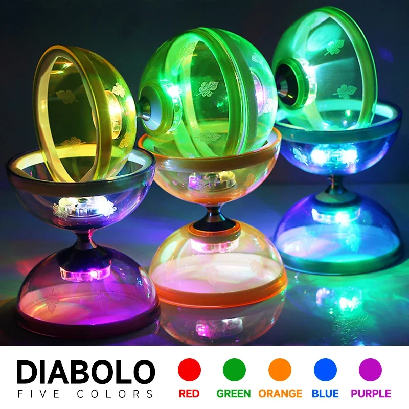 Luminous-Diabolo-Professional-Three-Bearing-High-speed-Rotation ...