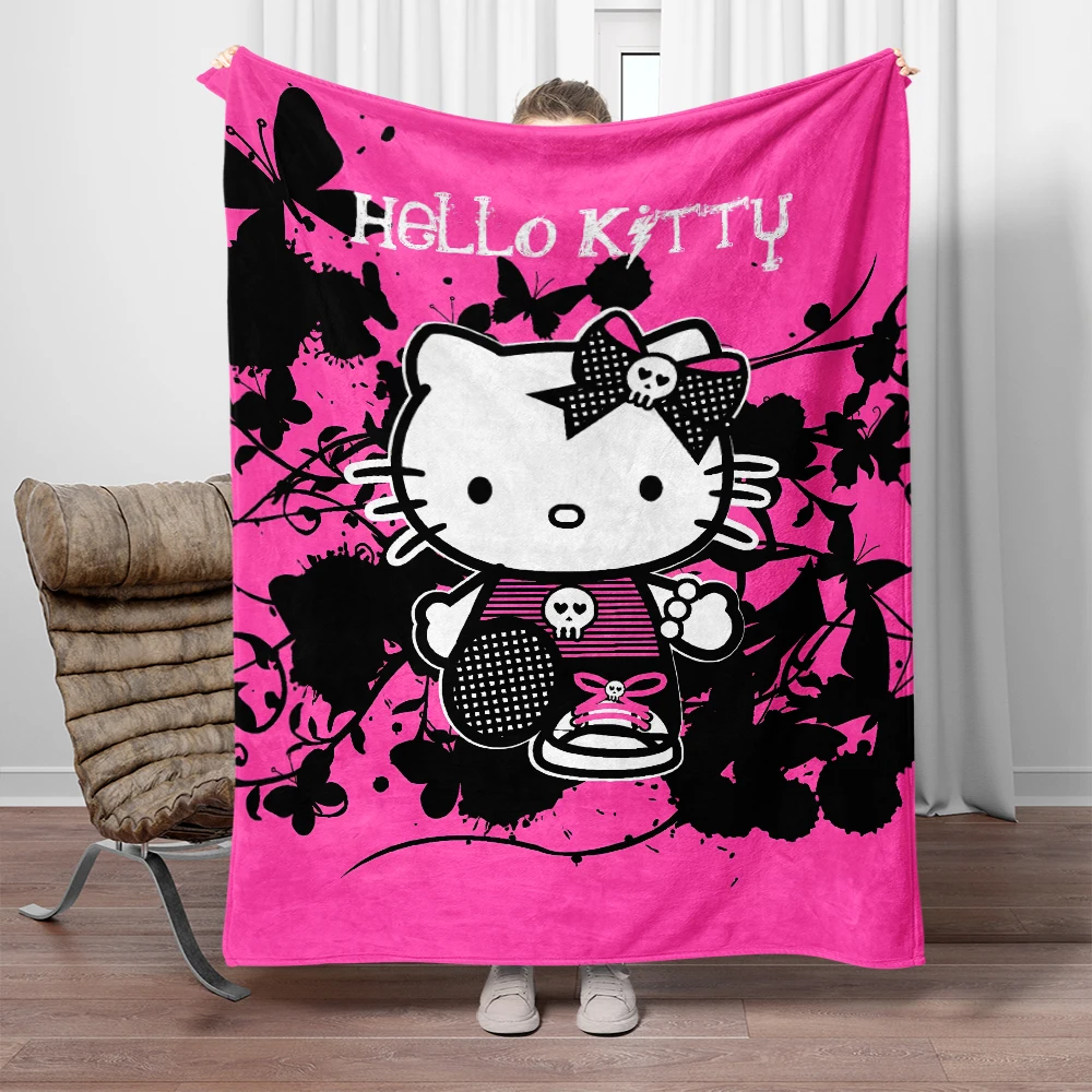Hello-Kitty-blanket-Sanrio-adorns-cute-girl-room-to-keep-warm-blanket ...