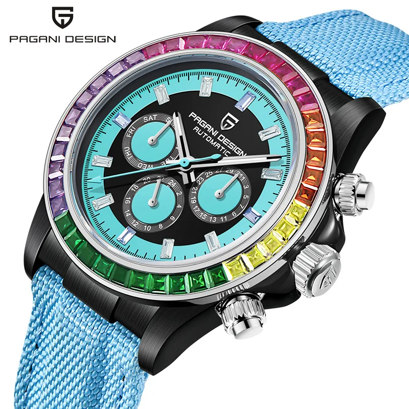 Pagani-design-reloj-mec-nico-autom-tico-para-hombre-cron-grafo-de-acero ...