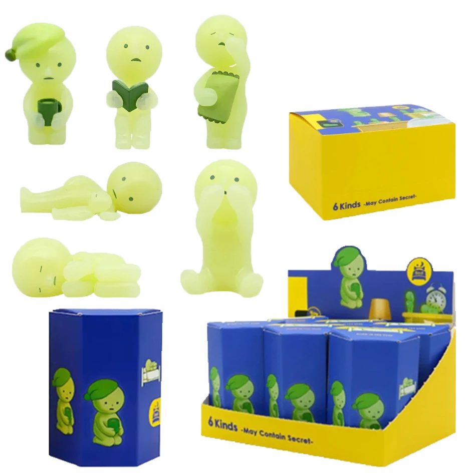 Caja Misteriosa Sorpresa con Muñecos Noctilucentes Verdes de Varias ...