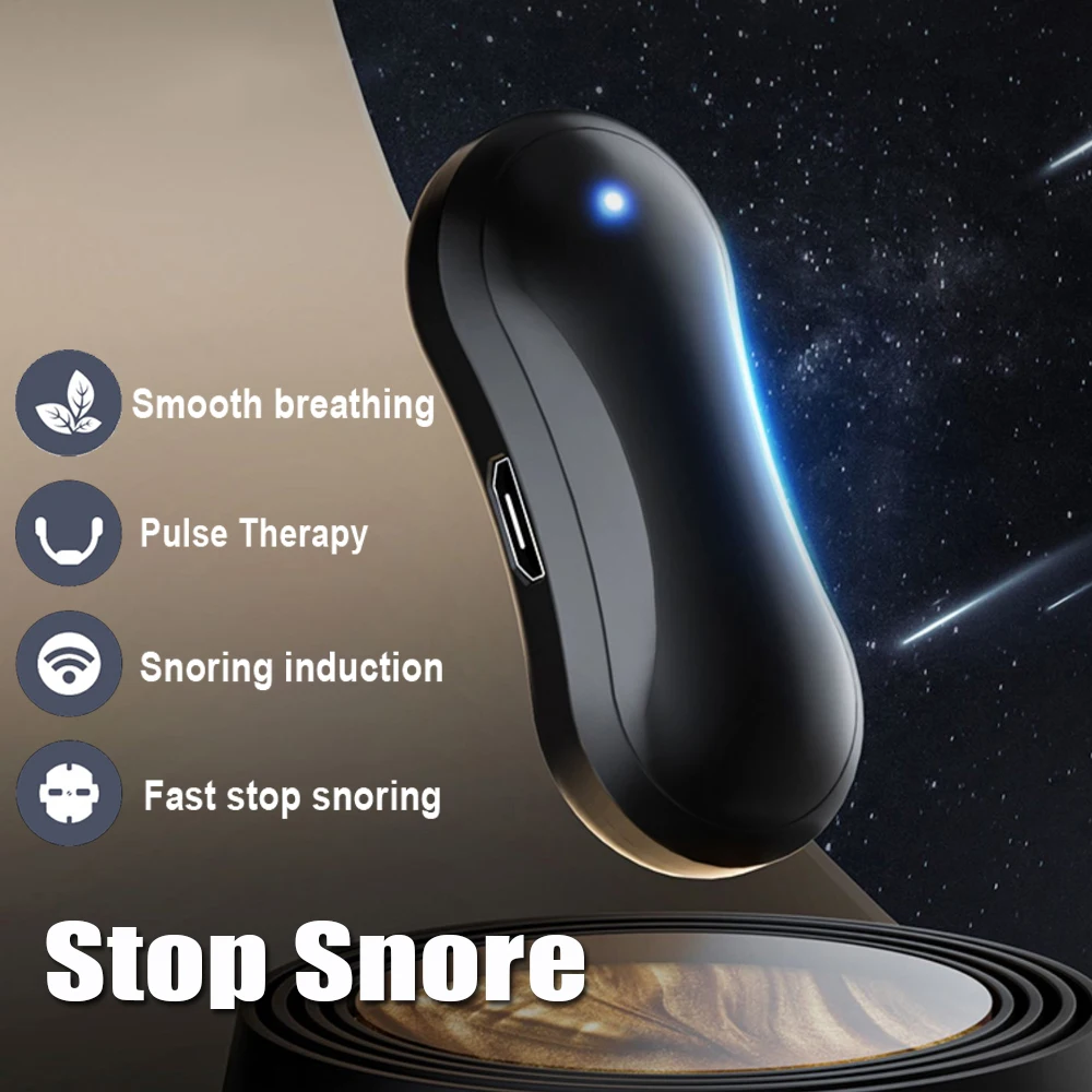 Smart Anti Snoring Device Ems Pulse Snore Stop Anti Ronco Noise ...