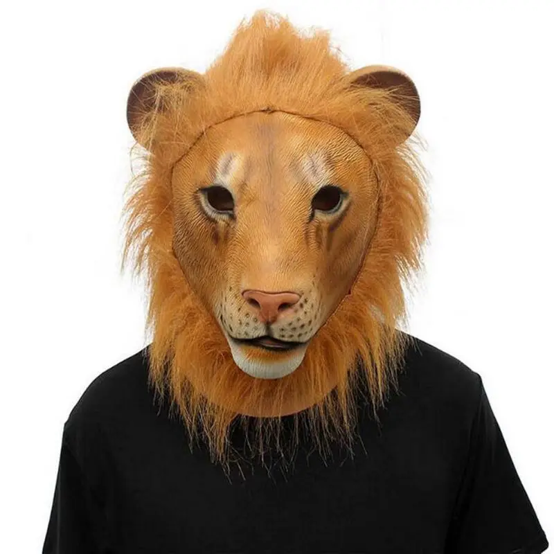 African Animal Masks Lion