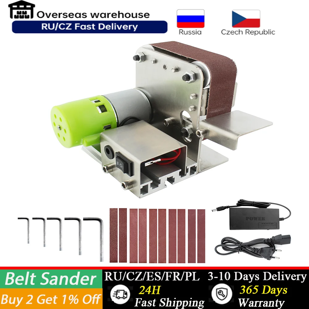 Mini Grinder 220V Electric Sanding Polishing Grinding Machine Belt ...