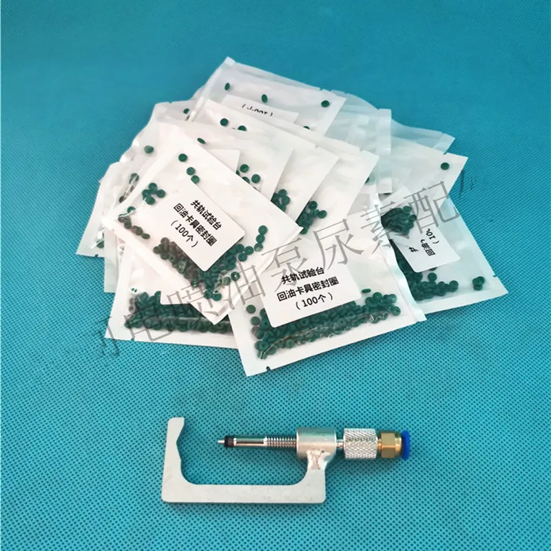 Diesel Common Rail Injector Oil Return Clamp Fixture Seal Rings Washer ...