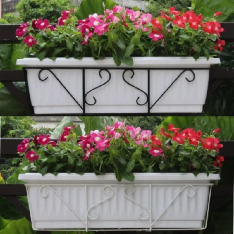 Maceta-colgante-Rectangular-gruesa-para-balc-n-estante-de-flores-de ...