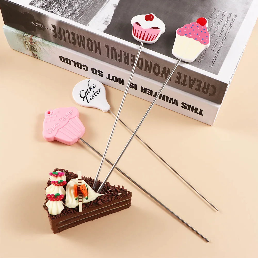 1/4 Pcs Convenient Cake Tester Baking Skewer Cupcake Muffin Testing ...