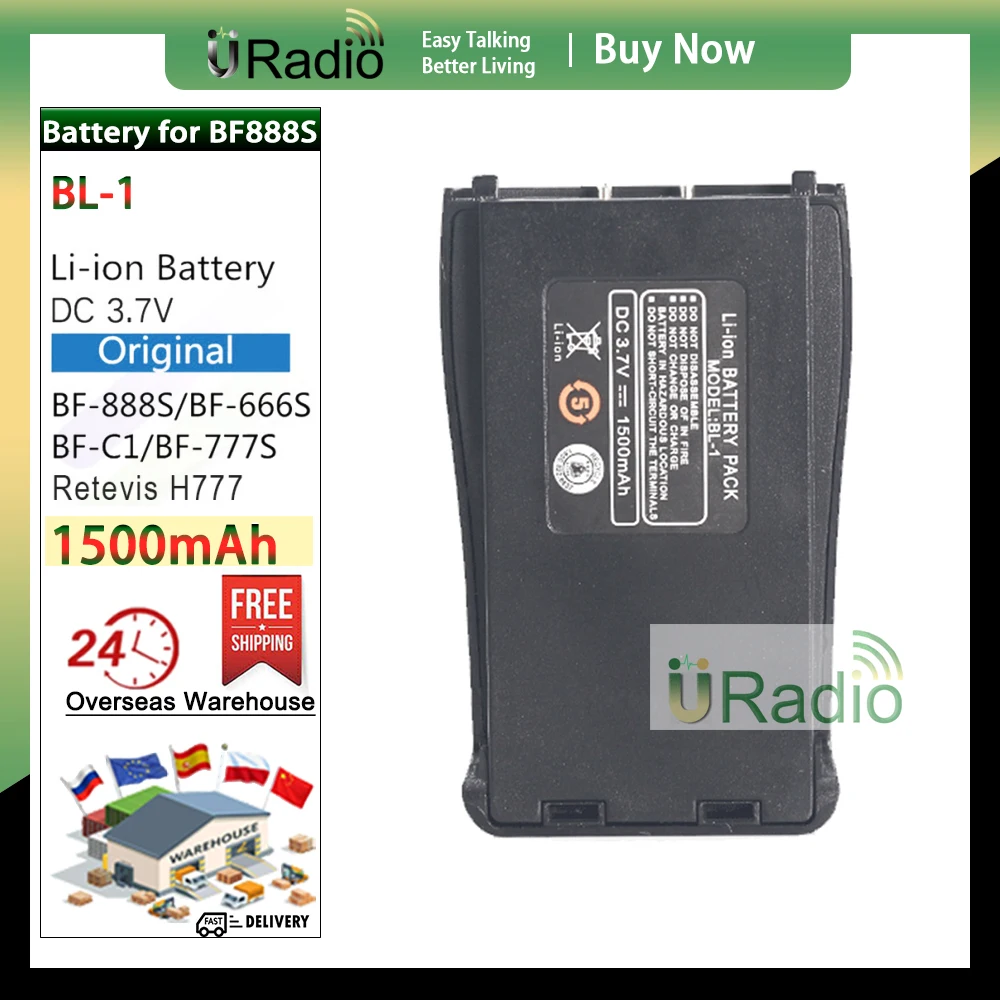 Original-BF-888S-Battery-BL-1-Charger-for-BF-666S-BF-C1-Compatible-with ...