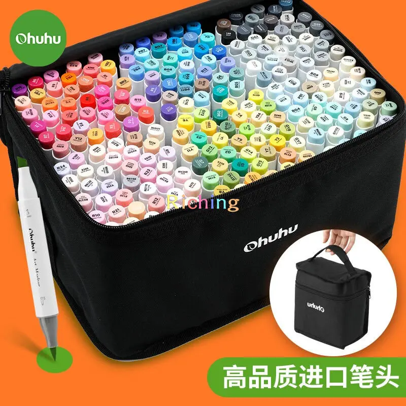 Ohuhu-Alcohol-Art-Markers-Set-40-60-72-80-100-200-color-Double-Tipped ...