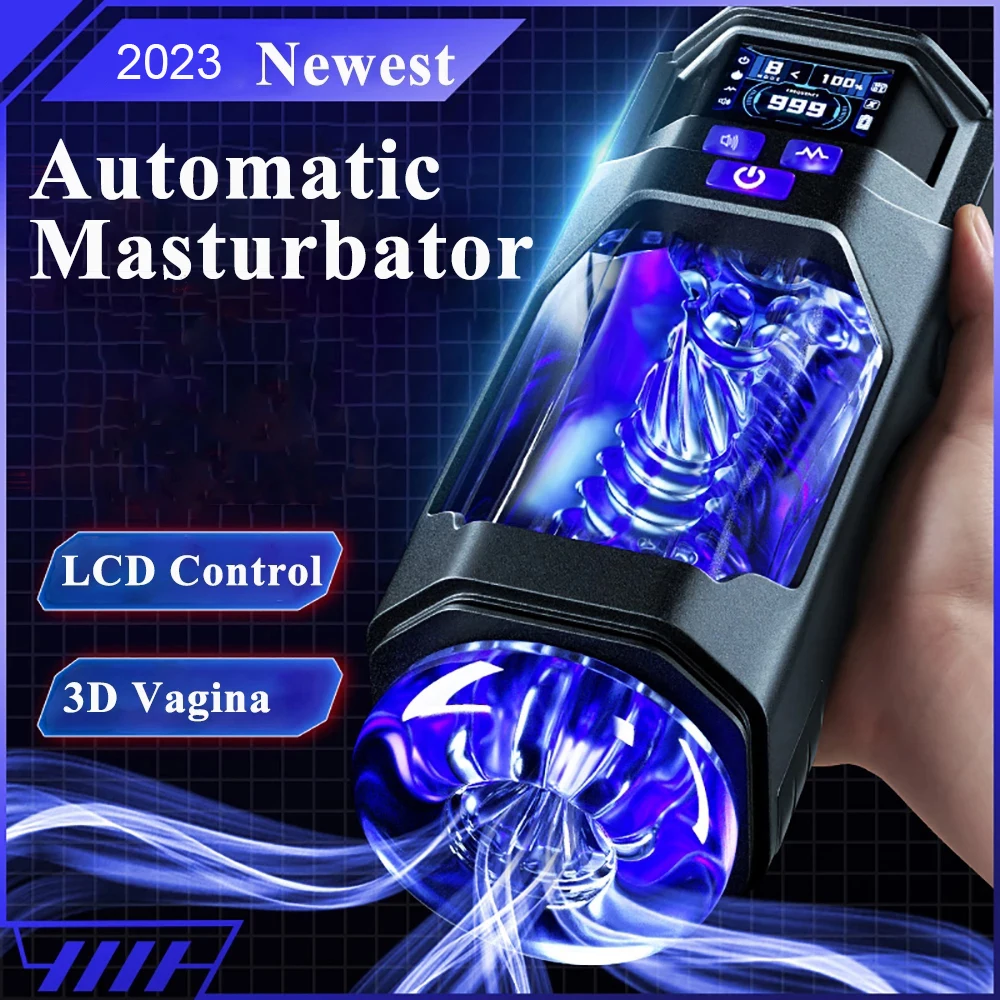 Male Masturbation Automatic Man Blowjob Turtle Head Blame Masturbation Powerful Vibration Vagina ...