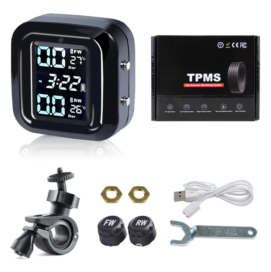 Wireless-LCD-Display-Portable-Motorcycle-TPMS-Tyre-Temperature-Tester-2 ...