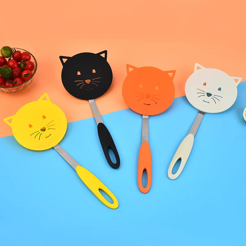 Cartoon-Nylon-Cat-Frying-Spatula-Non-Stick-Omelette-Shovel-Fried-Fish ...