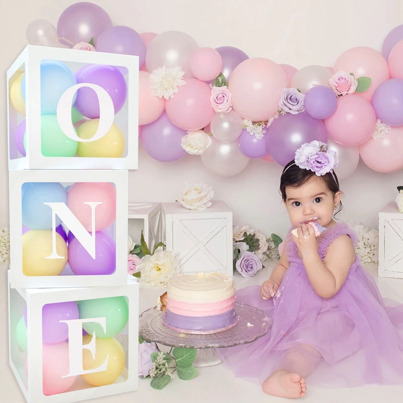 Transparent-Alphabet-Letters-Balloon-Box-For-1st-Birthday-Kids-Wedding ...