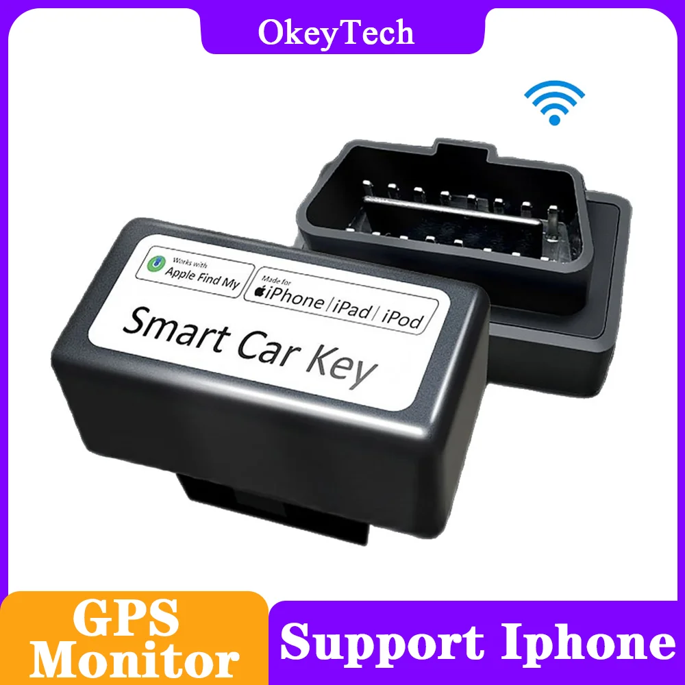 Okeytech OBD GPS Monitor Tracker New Mini OBD II Plug Play Car GSM OBD2 Tracking Device GPS ...