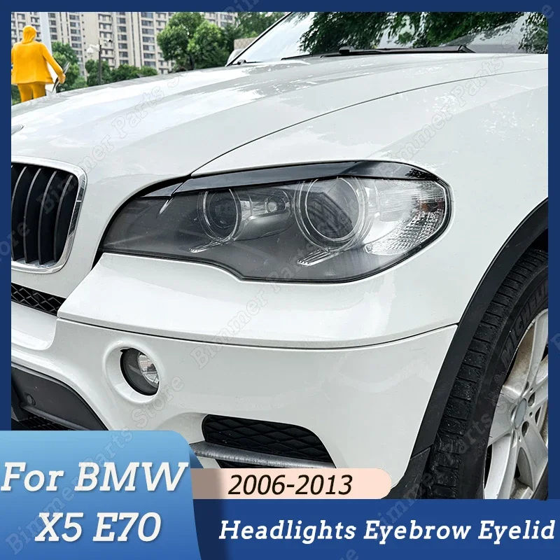 Car-Front-Headlight-Eyebrows-Eyelid-Lid-Trim-Lamp-Cover-Sticker-for-BMW ...