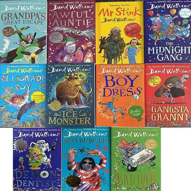 11 Books/set English Children's Reading David Walliams David Juvenile ...