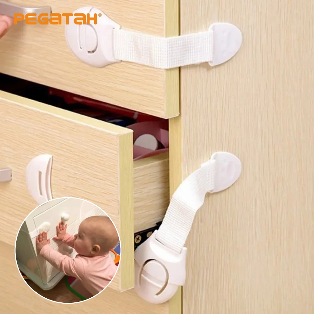Plastic Security Lock Baby Child Safety Care With Baby Protection ...