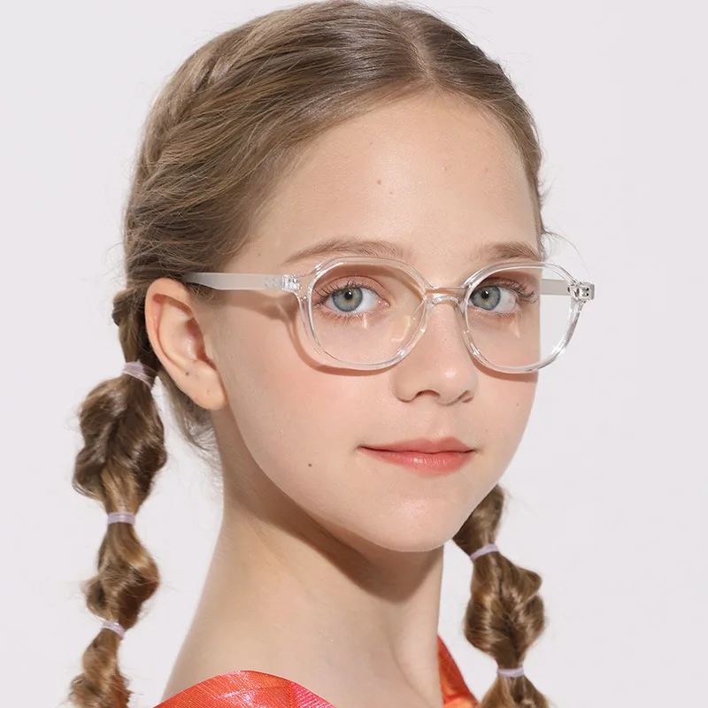 Customized Kids Graduated Glasses 3-12 Anti Blue Light Plain Glasses ...