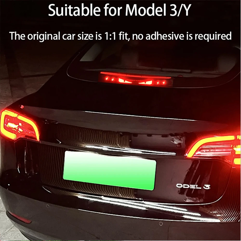 Accept-Customized-Stickers-For-Tesla-Model-3-Y-Car-High-Mounted-Brake ...