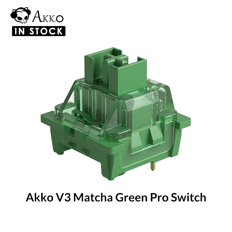 Akko-V3-Pro-Matcha-Green-Switches-3-Pin-50gf-Linear-Switch-With-Stable ...