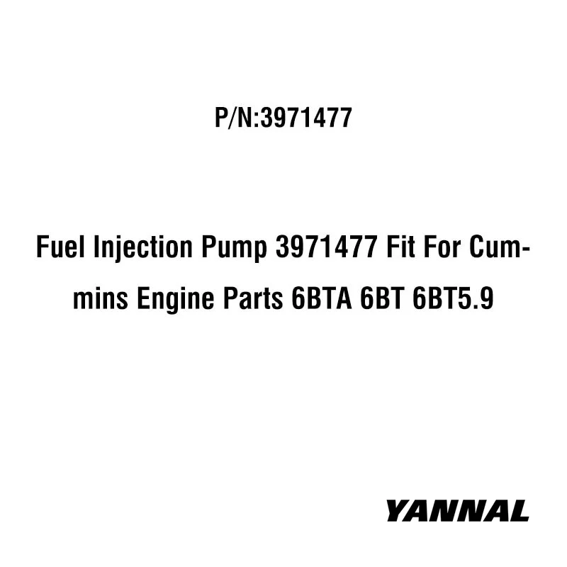 Fuel-Injection-Pump-3971477-Fit-For-Cummins-Engine-Parts-6BTA-6BT-6BT5 ...