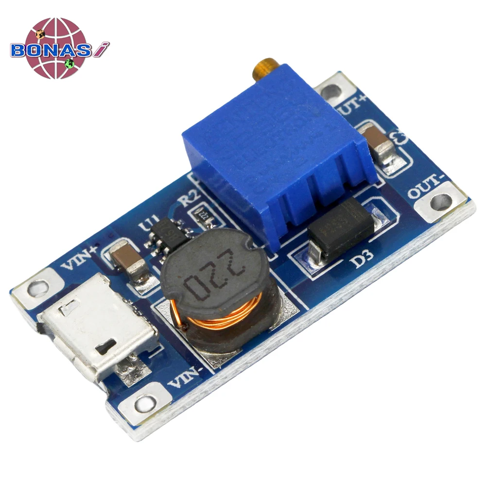 MT3608-DC-DC-Adjustable-Boost-Module-2A-Boost-Plate-Step-Up-Module-With ...