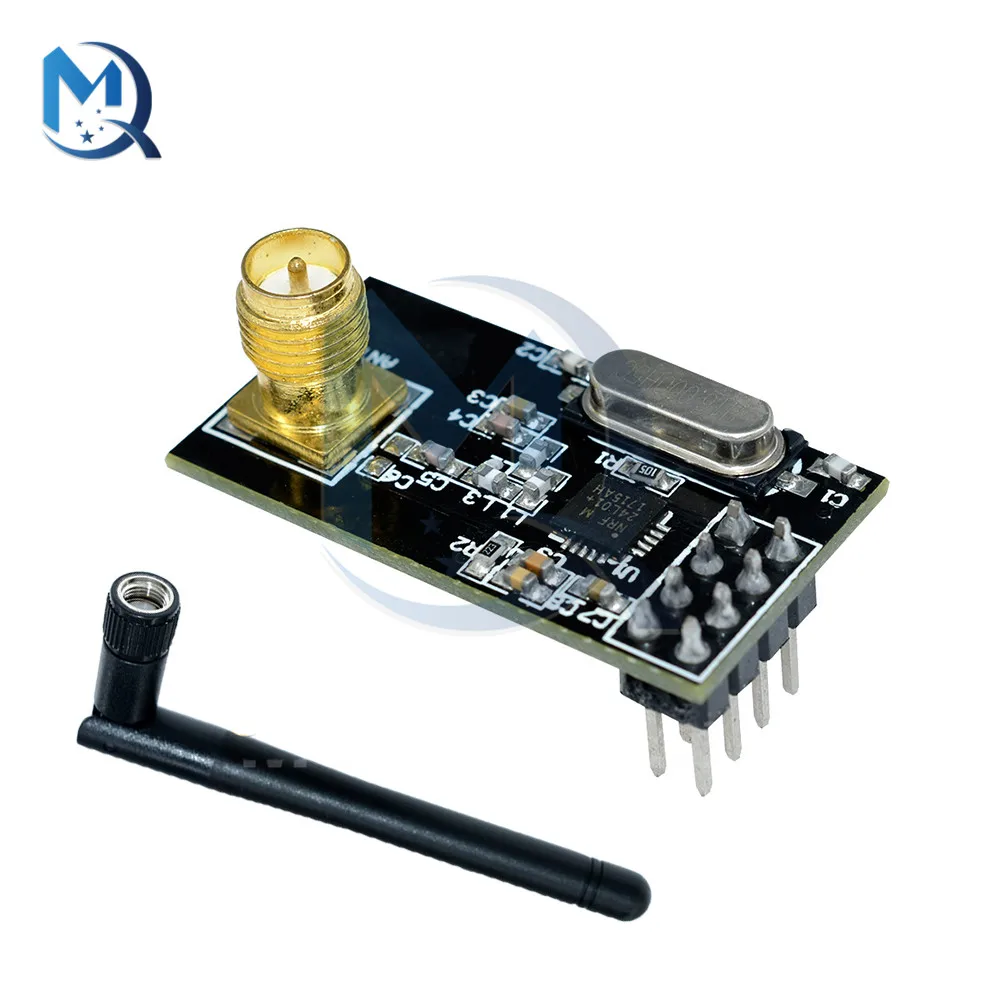 NRF24L01-PA-LNA-2-4GHz-SMA-Antenna-Wireless-Transmitter-module-Kit ...