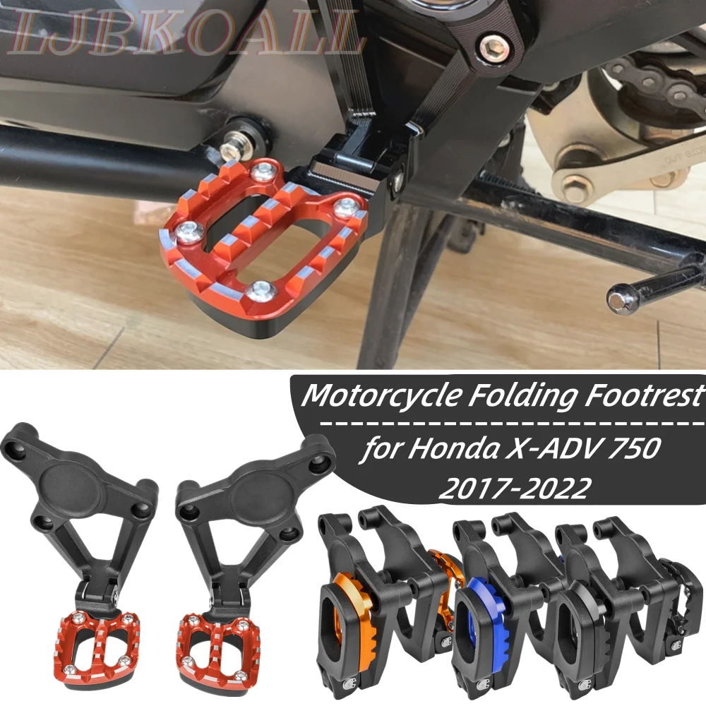 XADV750-Folding-Footrest-Passenger-Rearsets-for-Honda-XADV-X-ADV-750 ...