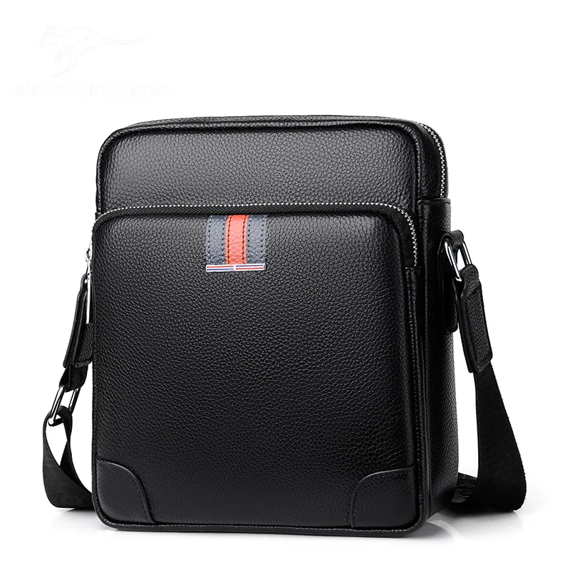Famous Brand Small Men s Bag Genuine Leather Men Shoulder Bag Messenger