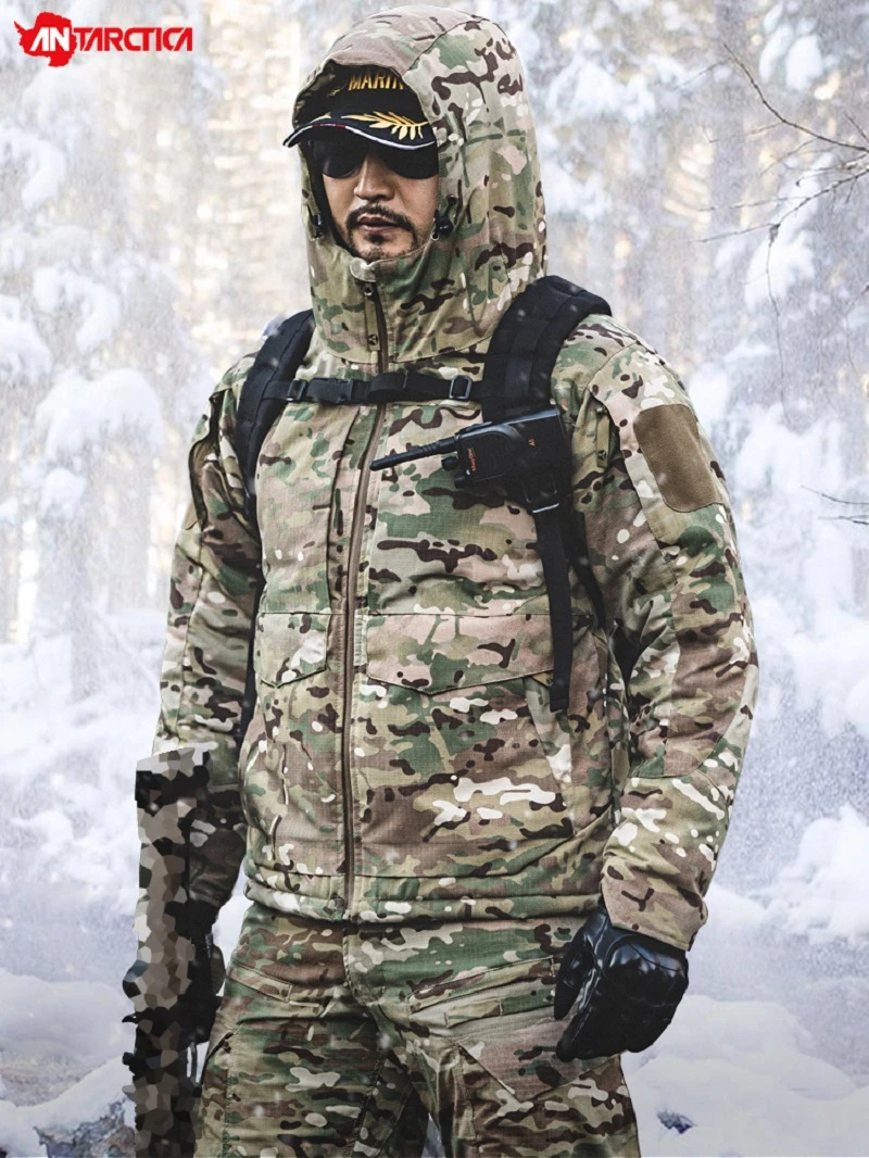 Tactical Jacket Outdoor Extreme Cold Tactical Cotton Jacket Warm ...