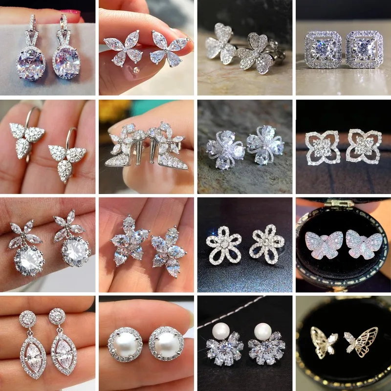 Exquisite-Women-s-Fashion-Stud-Earrings-Luxury-Wedding-Shiny-Cubic ...