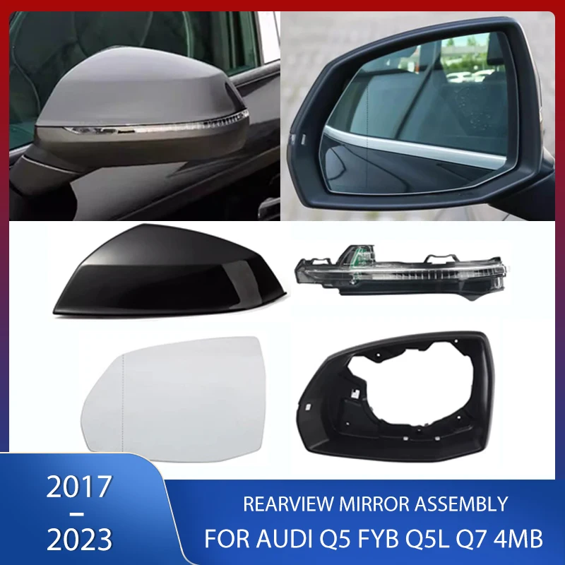 Rearview-Mirror-Cover-Door-Wing-Mirror-Frame-Turn-Signal-Lamp-Rear-View ...