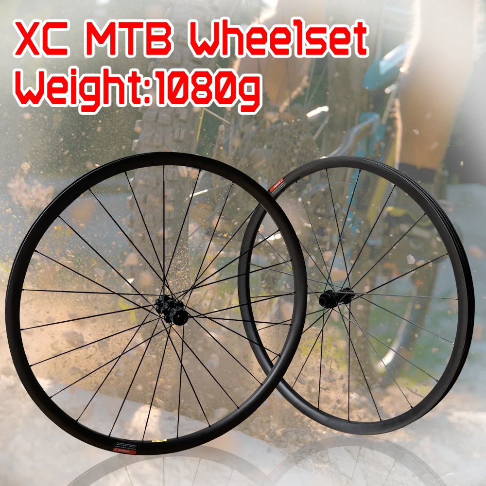 XC-29er-Carbon-MTB-Wheels-Super-Light-1080g-Ratchet-Carbon-Spoke-Boost ...