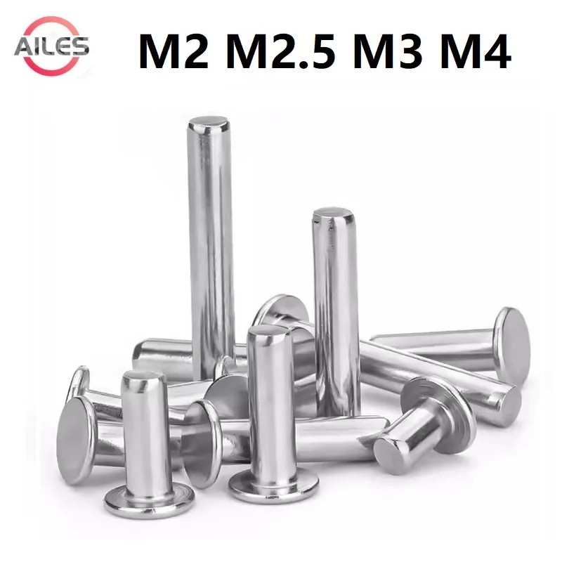M2-M2-5-M3-M4-304-Stainless-Steel-Flat-Head-Knock-Down-Solid-Rivets ...