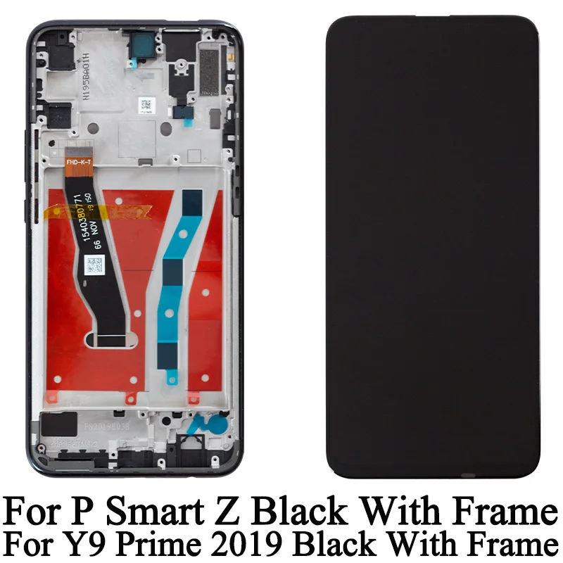 Vetro Display Assemblato Display LCD + Touch Screen Per Huawei Y9 2019 ...