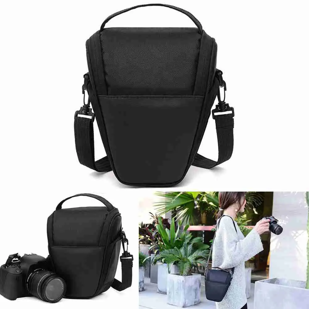 Multi-functional-Nylon-Triangle-Black-Camera-Bag-Portable-Waterproof ...