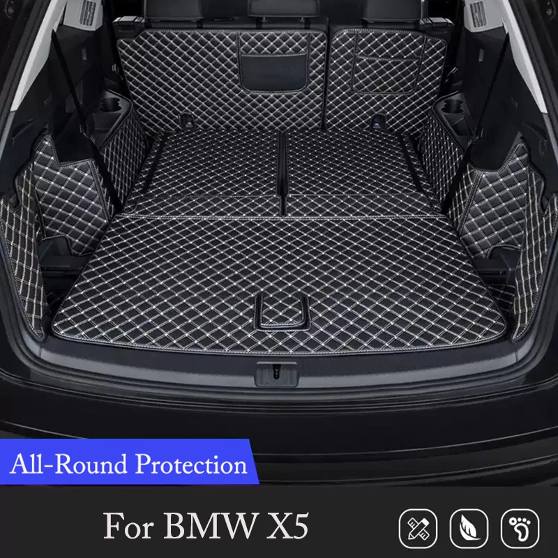 Car trunk mat for BMW X5 F15 Five seats 2014 2015 2016 2017 2018 cargo ...