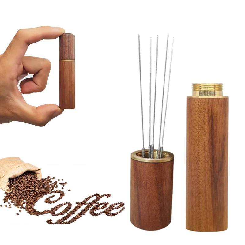 Espresso Coffee Distributor Needle Stainless Steel Powder Tamper Tool ...