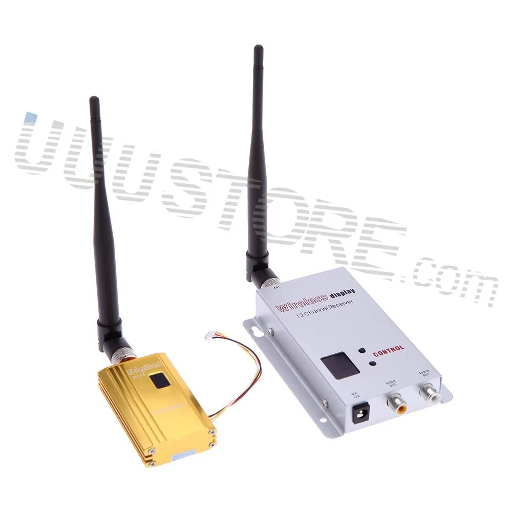 FPVKING FPV 1.2GHZ 1.2G 1500mW 8CH 8 Channel Wireless Tranmsitter and ...