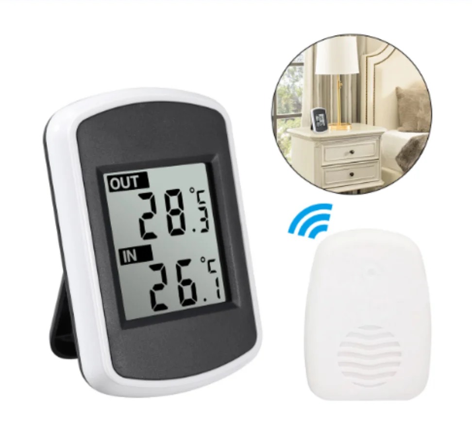 Thermometer-Outdoor-Wireless-Thermometer-LCD-Digital-Interior-Exterior ...