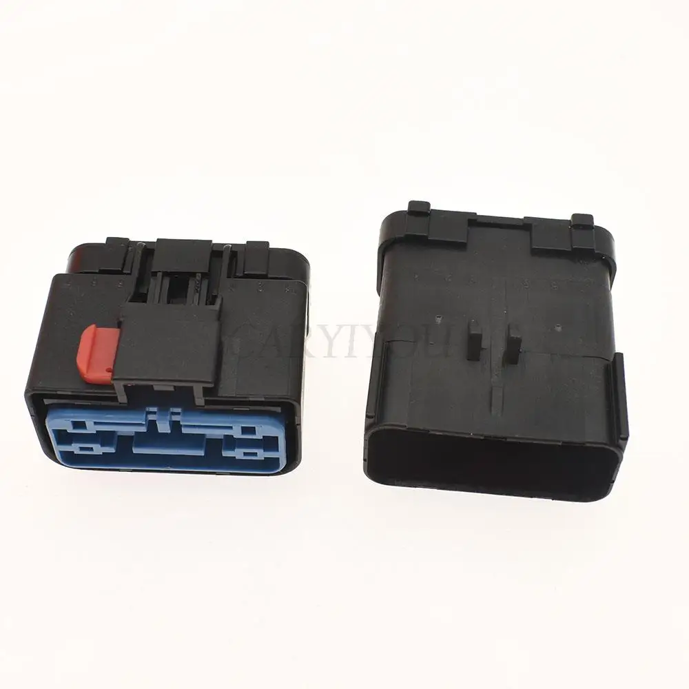 1 Juego de 14 pines macho hembra 2,8 conector automático impermeable ...