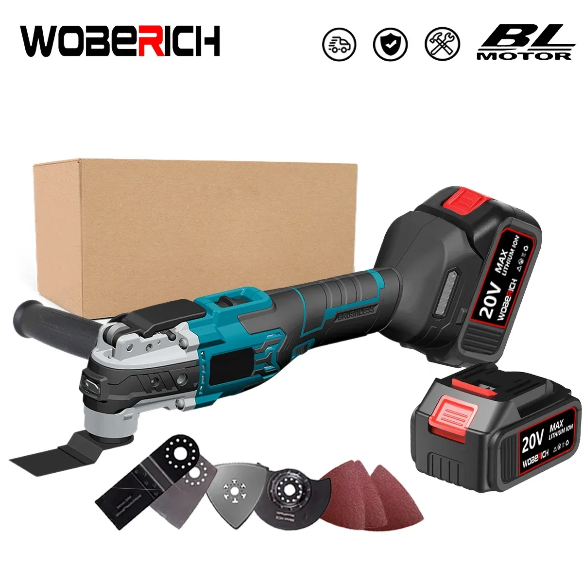 Brushless Cordless Oscillating Multi Tool Electric Trimmer/Shovel ...